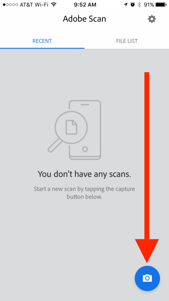 Adding a script with the camera and Adobe Scan | Help, FAQs and Tutorials